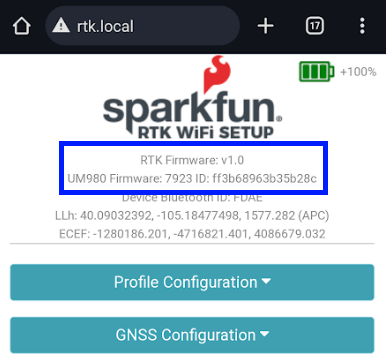 Configure with WiFi - SparkFun RTK Everywhere Product Manual